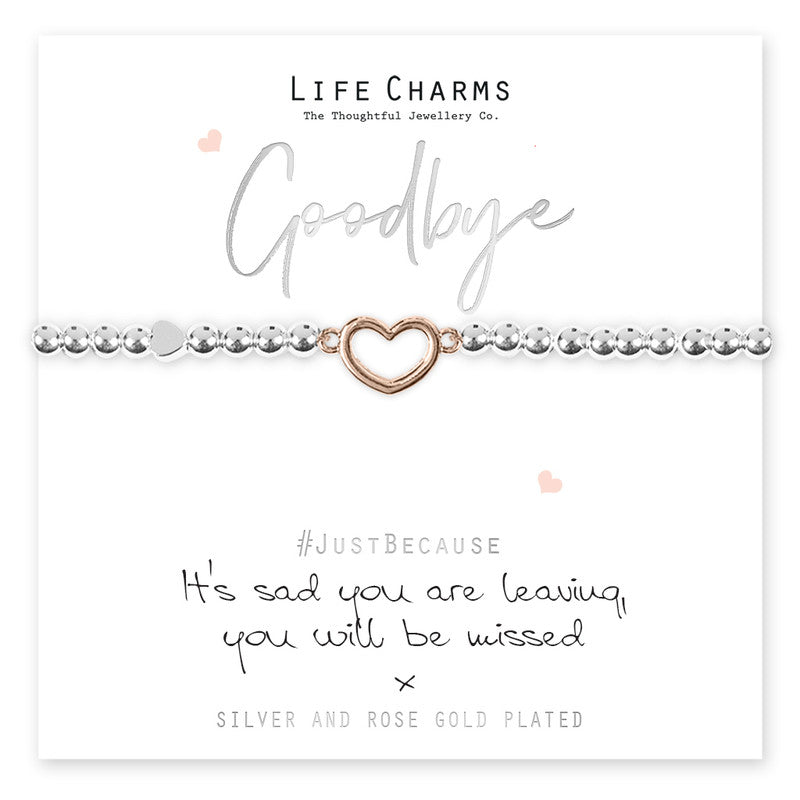 Goodbye Silver Plated Bracelet – Leannes Amble